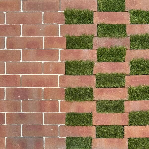 Water Passing Stone Grid